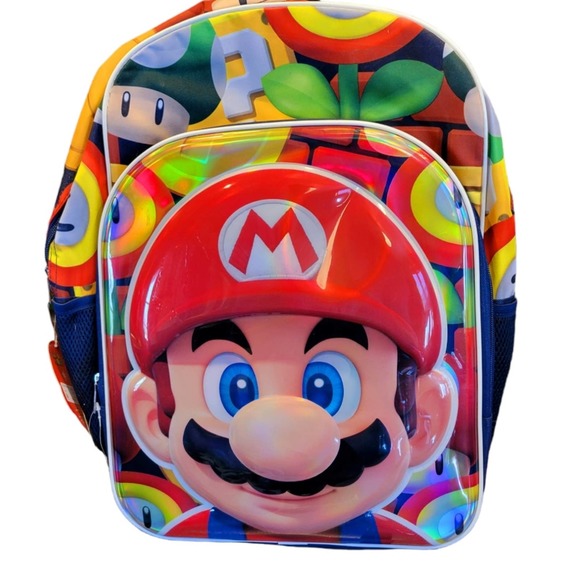 Nintendo | Other | Super Mario Bros Mario Backpack Nwt New With Tags ...